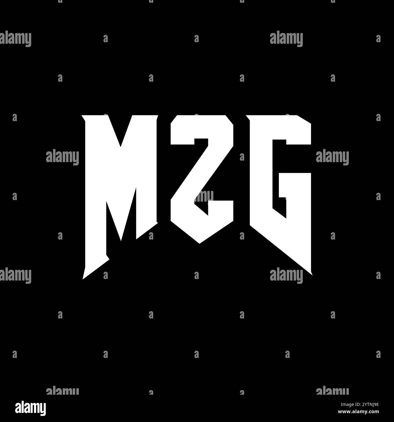 MZG letter logo design for technology company. MZG logo design black ...