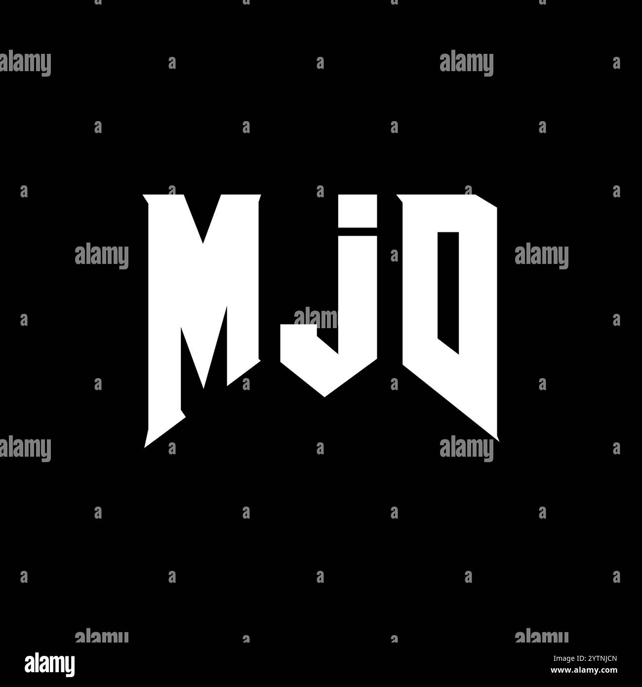MJD letter logo design for technology company. MJD logo design black ...