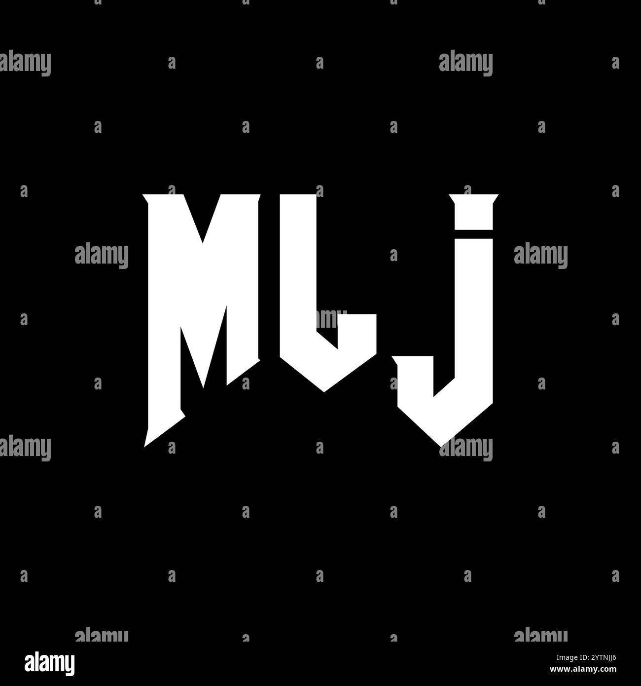 Mlj minimalist logo Stock Vector Images - Alamy