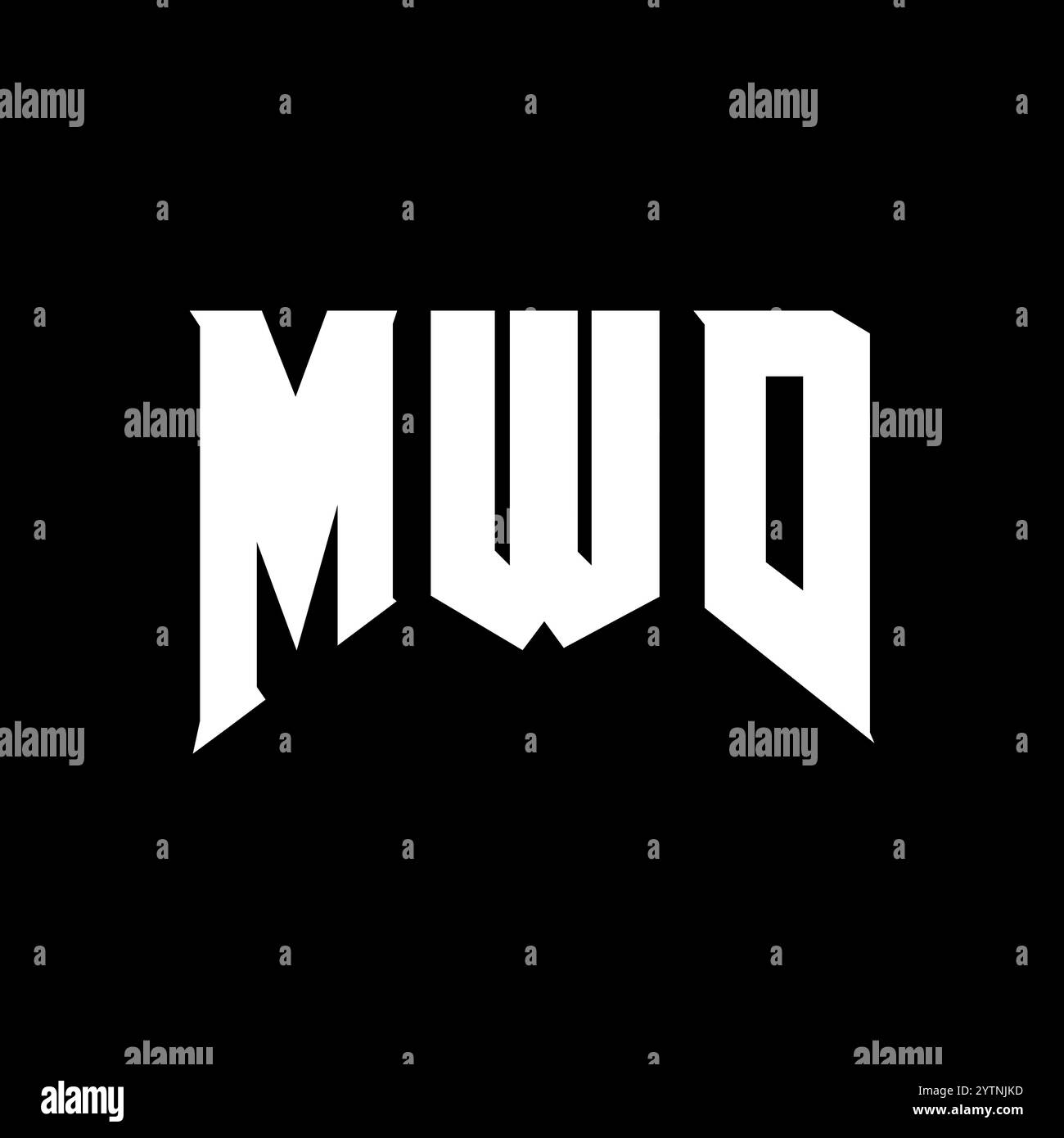 Mwd minimalist logo Stock Vector Images - Alamy