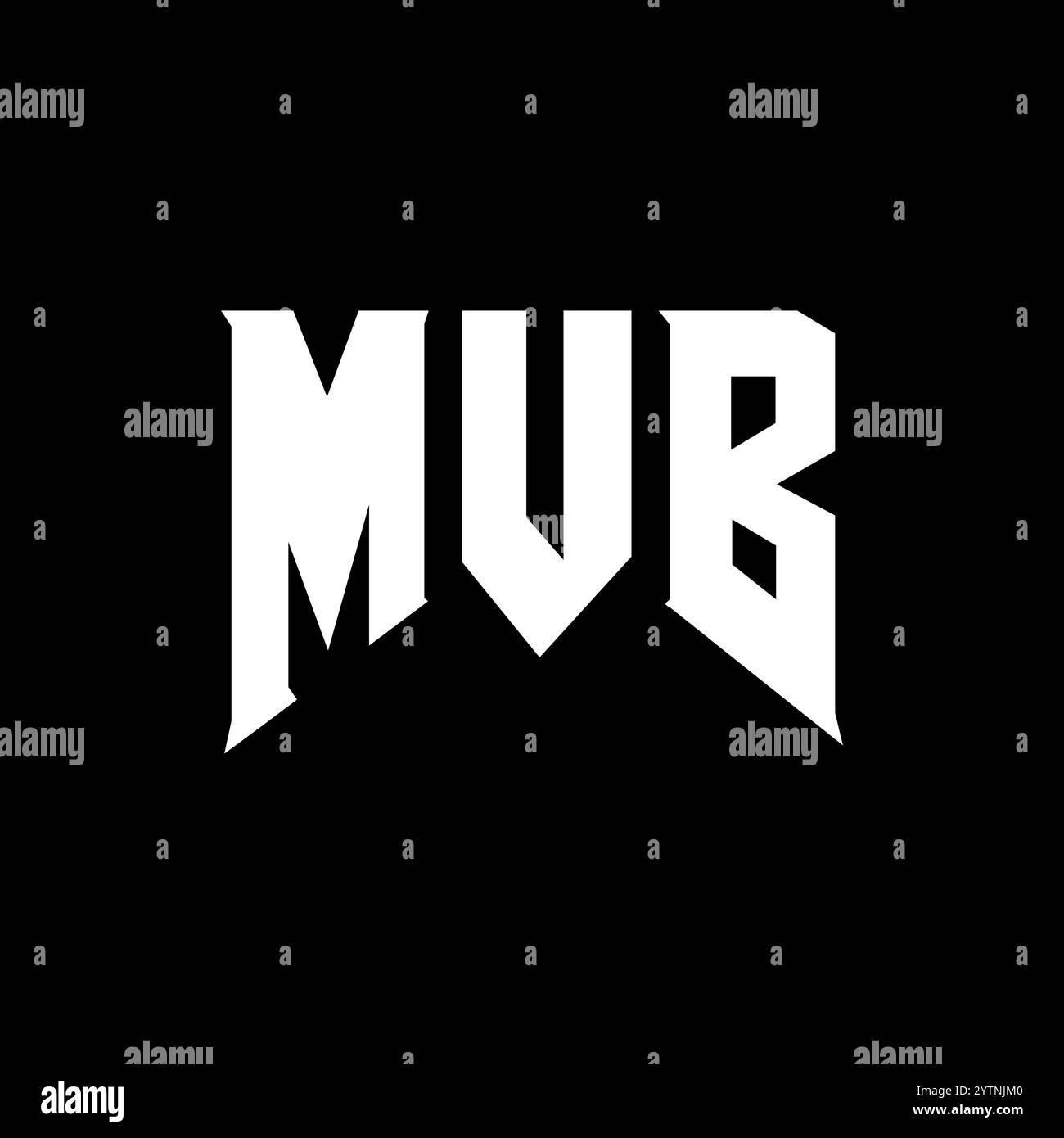 MVB letter logo design for technology company. MVB logo design black ...