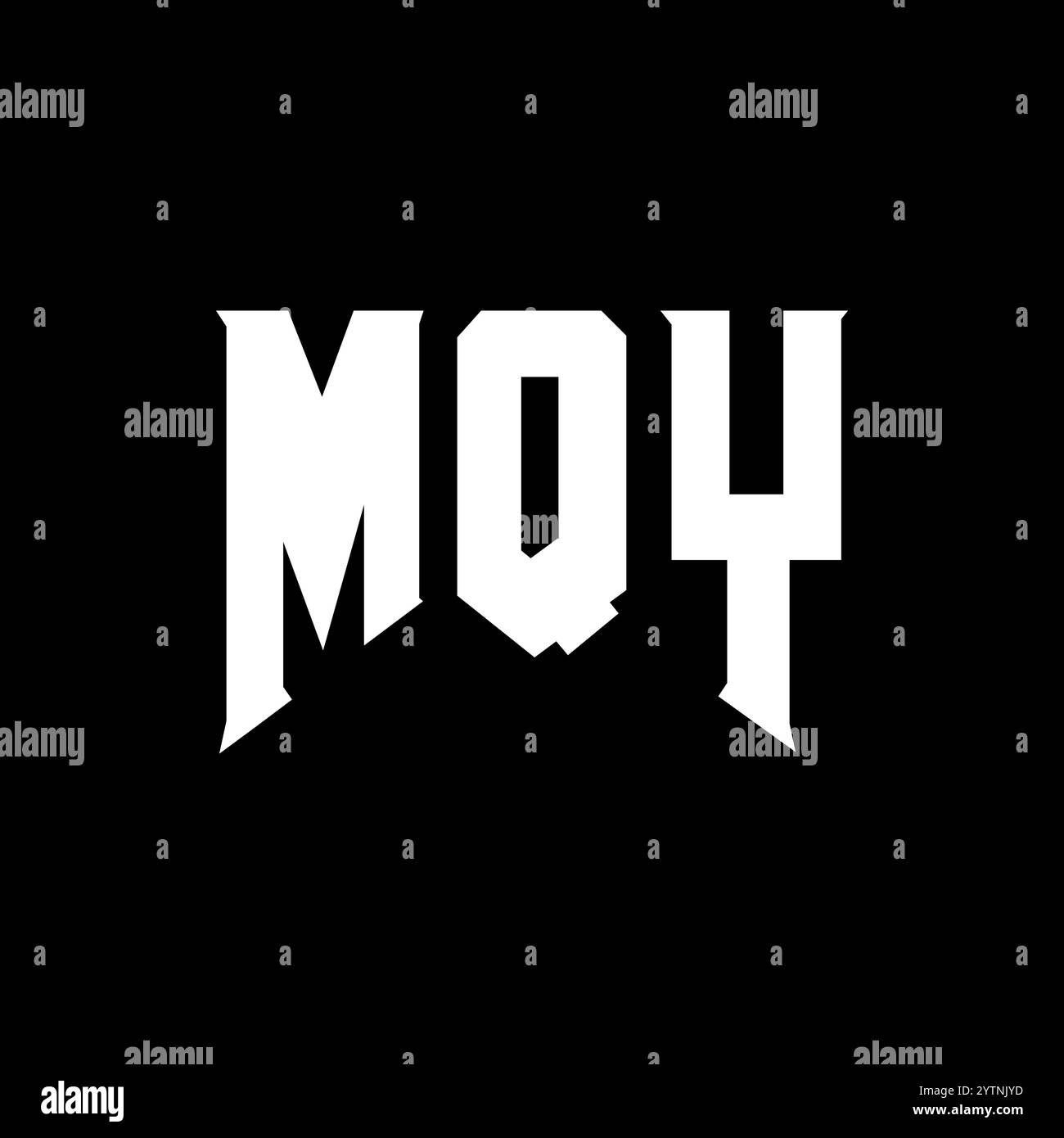 MQY letter logo design for technology company. MQY logo design black ...