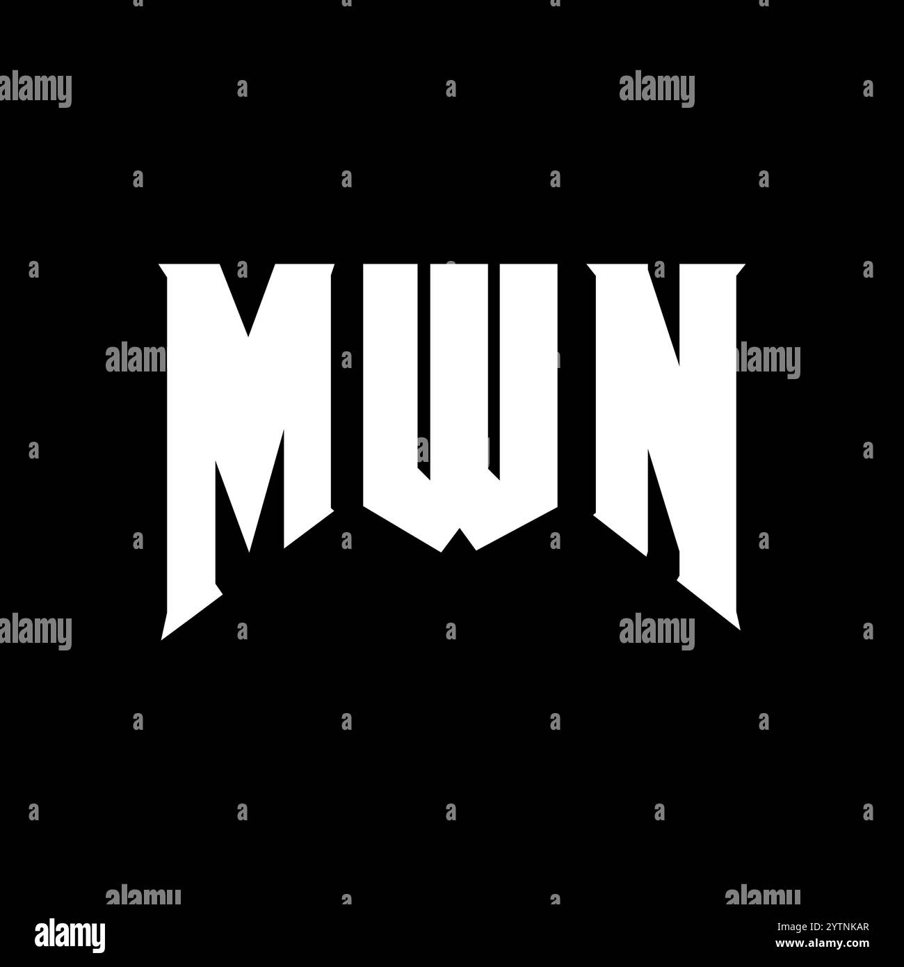 MWN letter logo design for technology company. MWN logo design black ...
