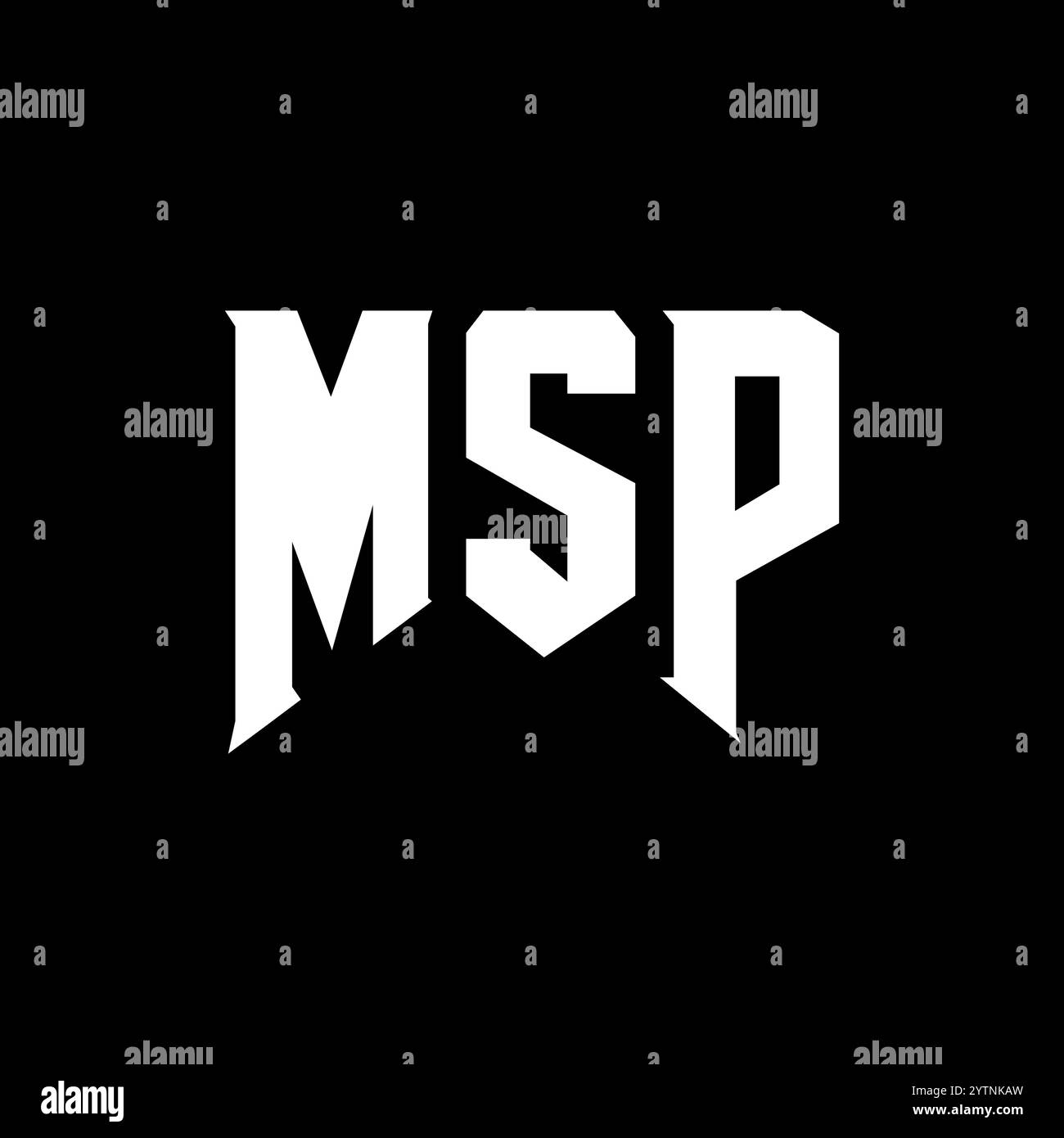 MSP letter logo design for technology company. MSP logo design black ...
