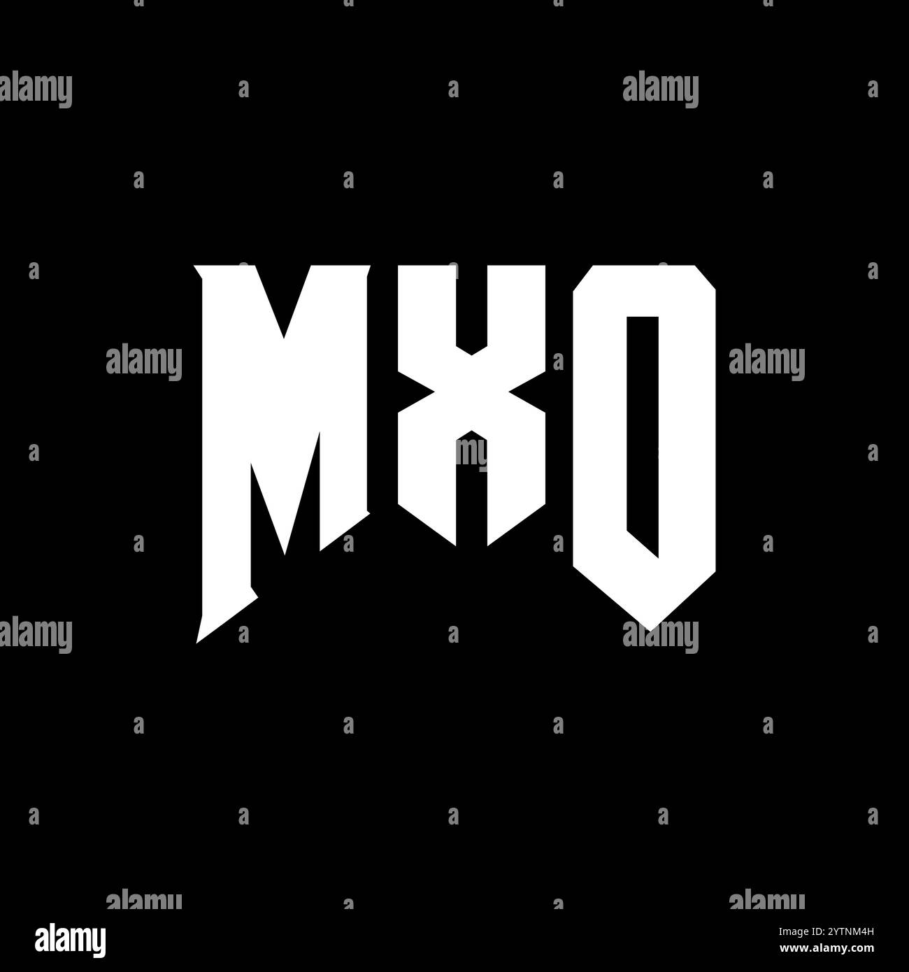 Mxo logo design hi-res stock photography and images - Alamy
