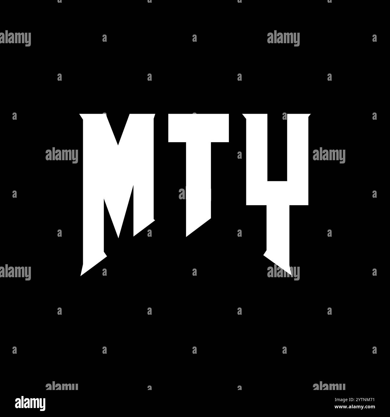MTY letter logo design for technology company. MTY logo design black ...