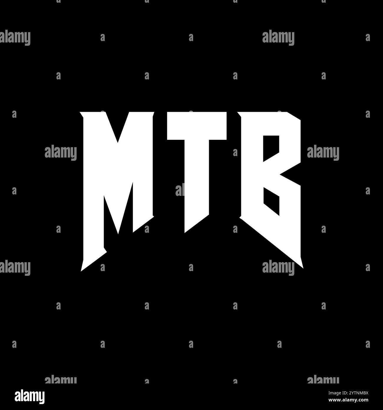 MTB letter logo design for technology company. MTB logo design black ...