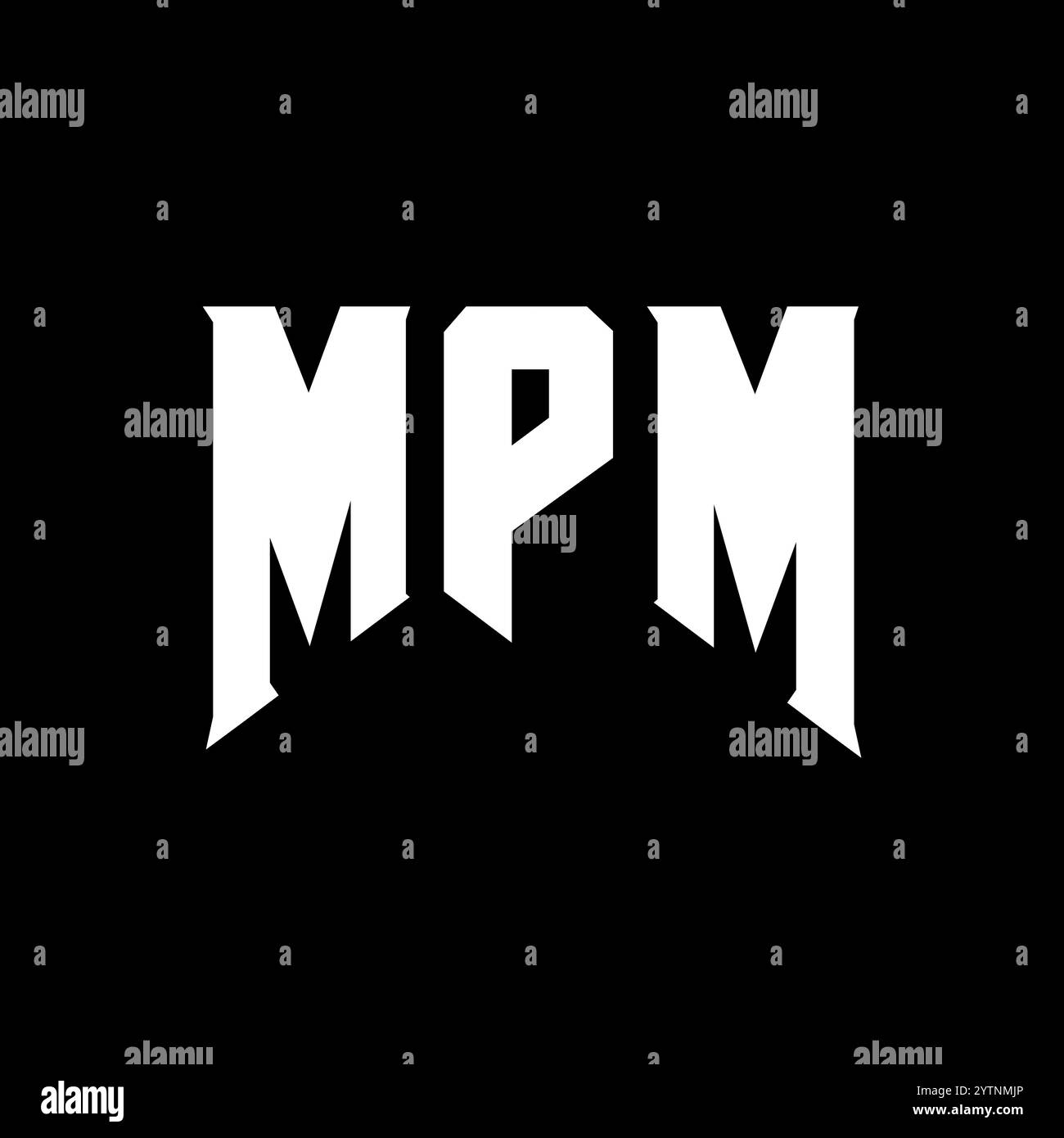 Mpm logo design hi-res stock photography and images - Alamy