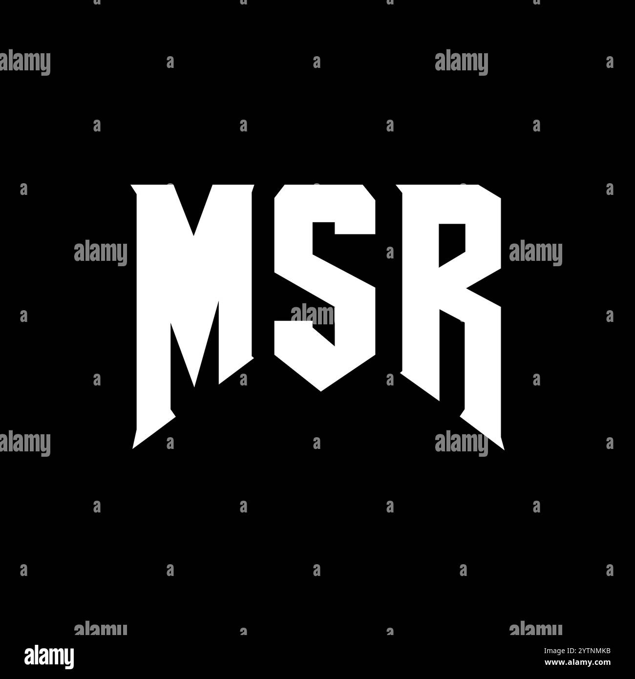 MSR letter logo design for technology company. MSR logo design black ...