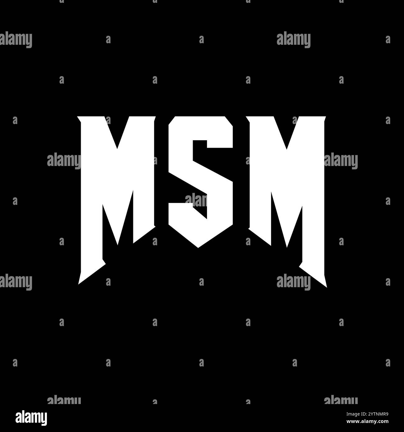 MSM letter logo design for technology company. MSM logo design black ...