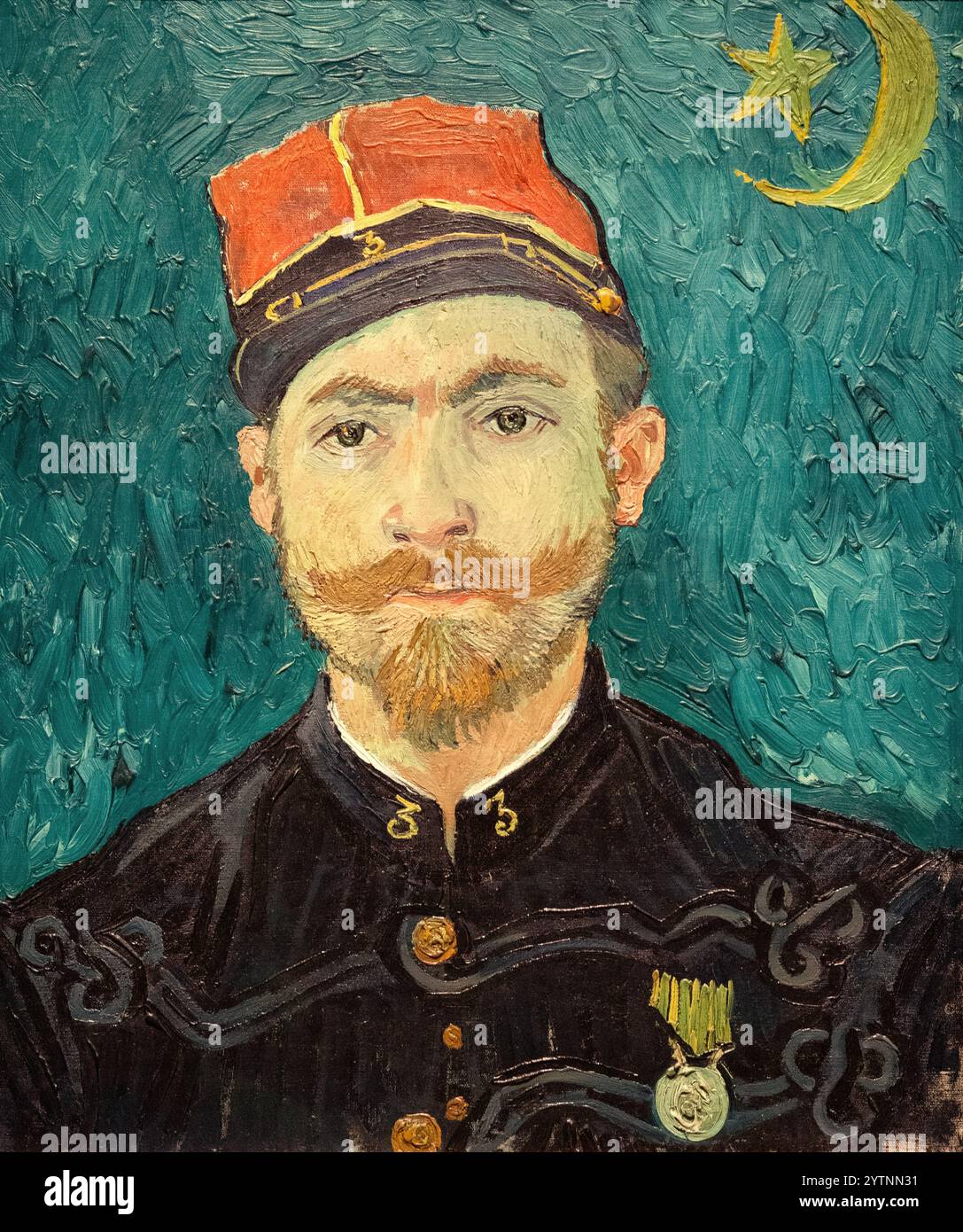 Van Gogh The Lover, (Portrait of Lieutenant Milliet), 1888; . Vincent ...