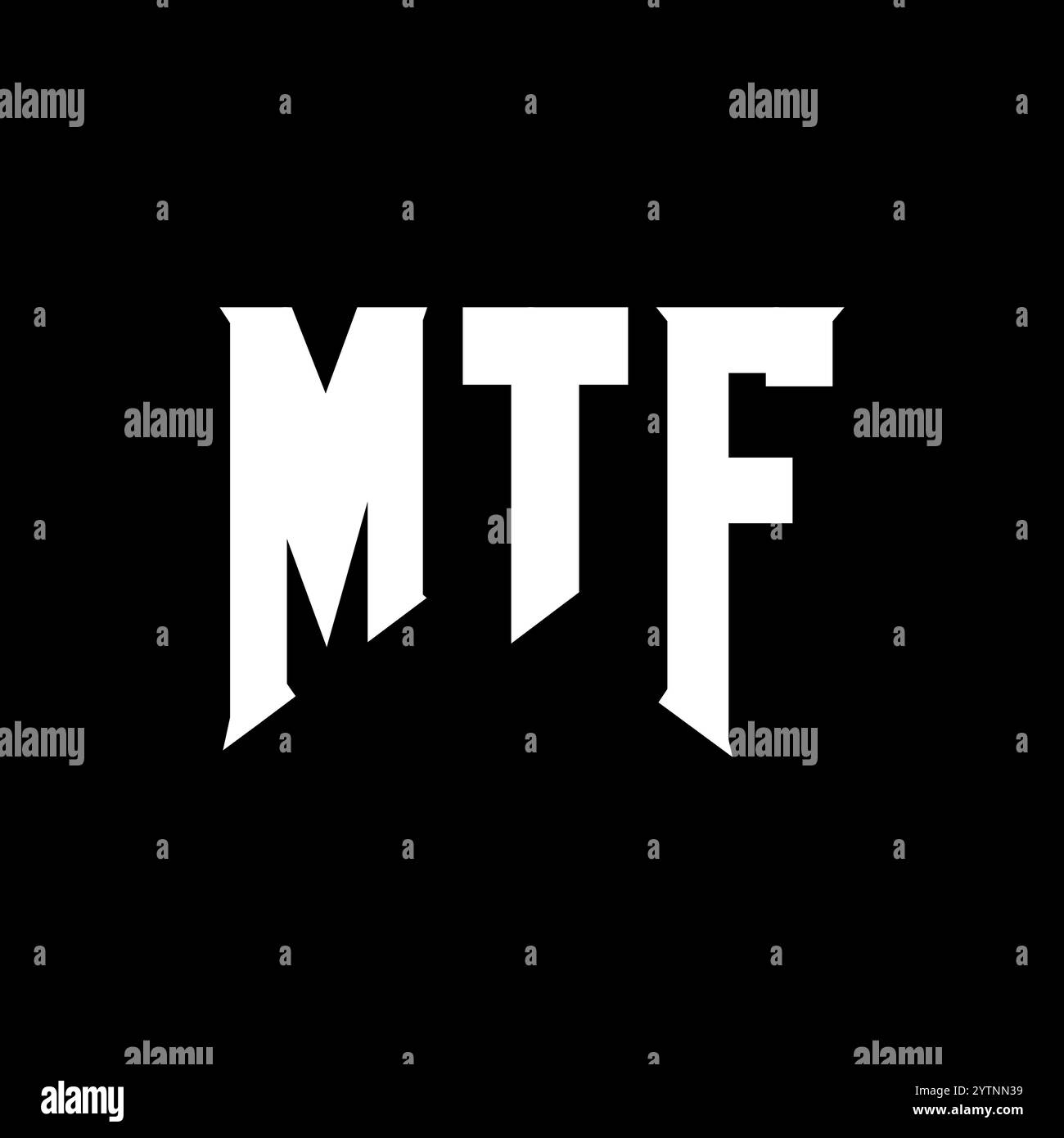 MTF letter logo design for technology company. MTF logo design black ...