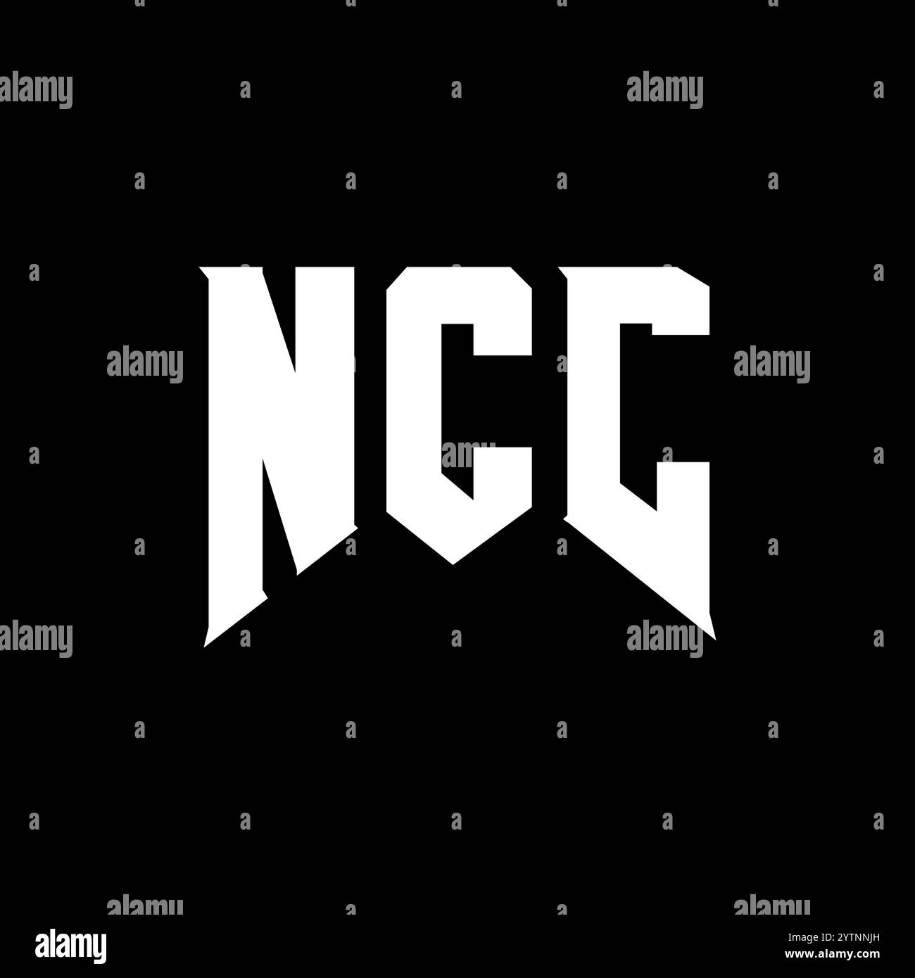 NCC letter logo design for technology company. NCC logo design black ...