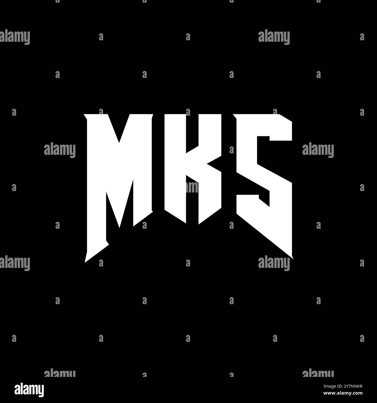 MKS letter logo design for technology company. MKS logo design black ...