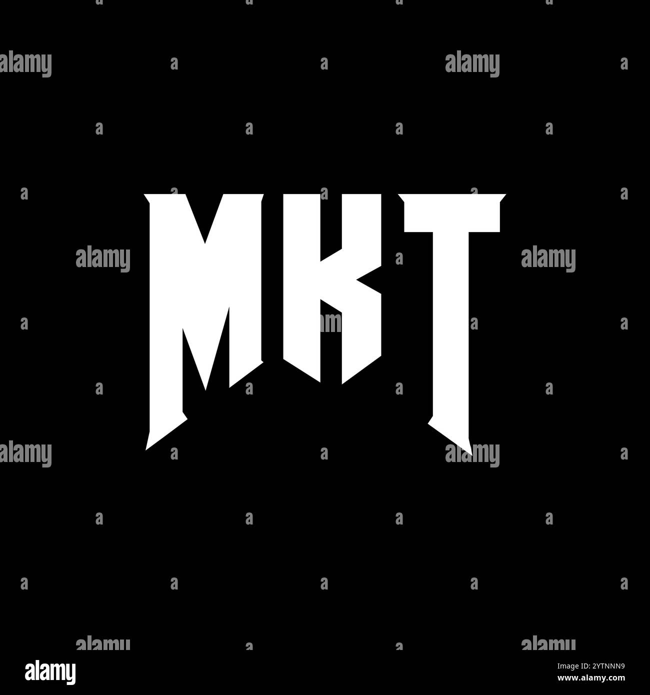 MKT letter logo design for technology company. MKT logo design black ...