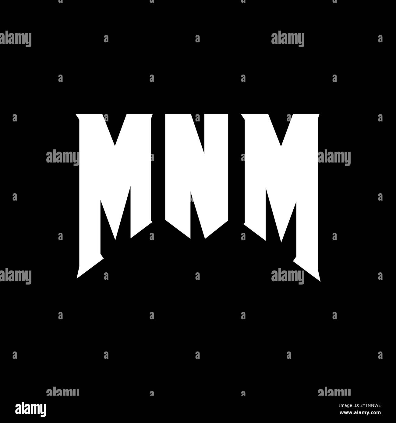 MNM letter logo design for technology company. MNM logo design black ...