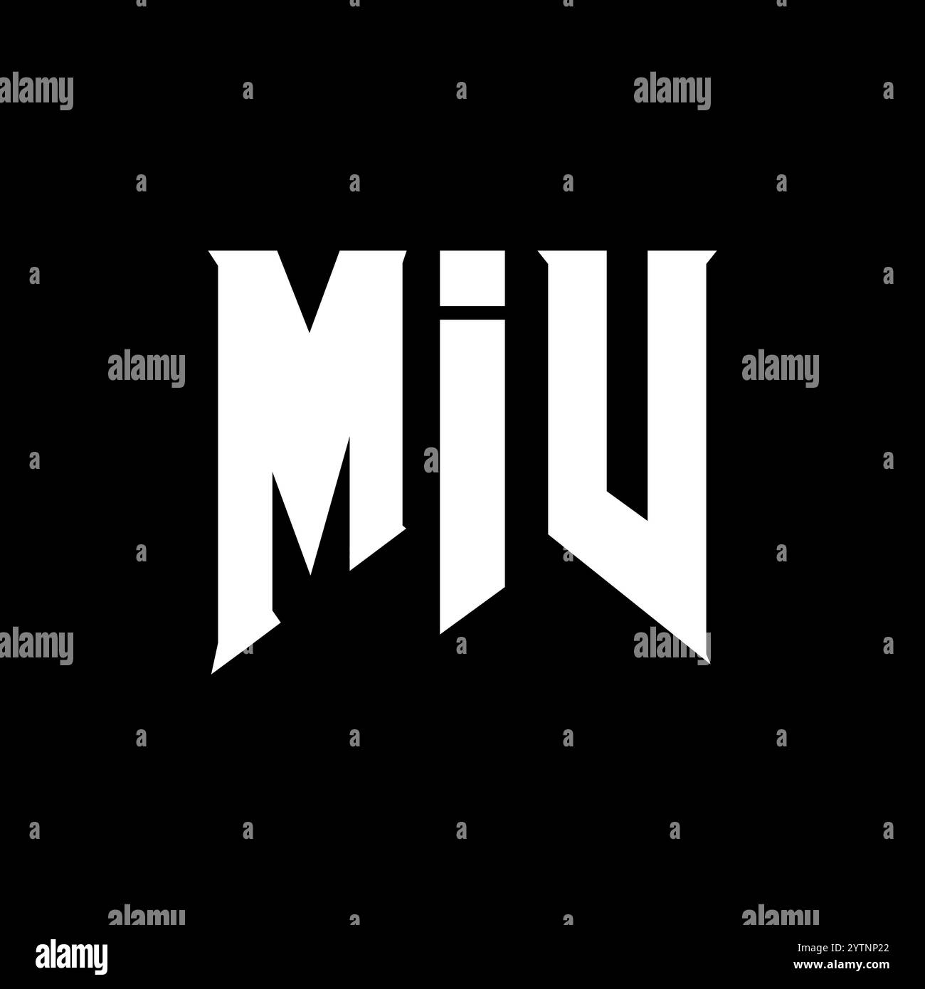 MIV letter logo design for technology company. MIV logo design black ...