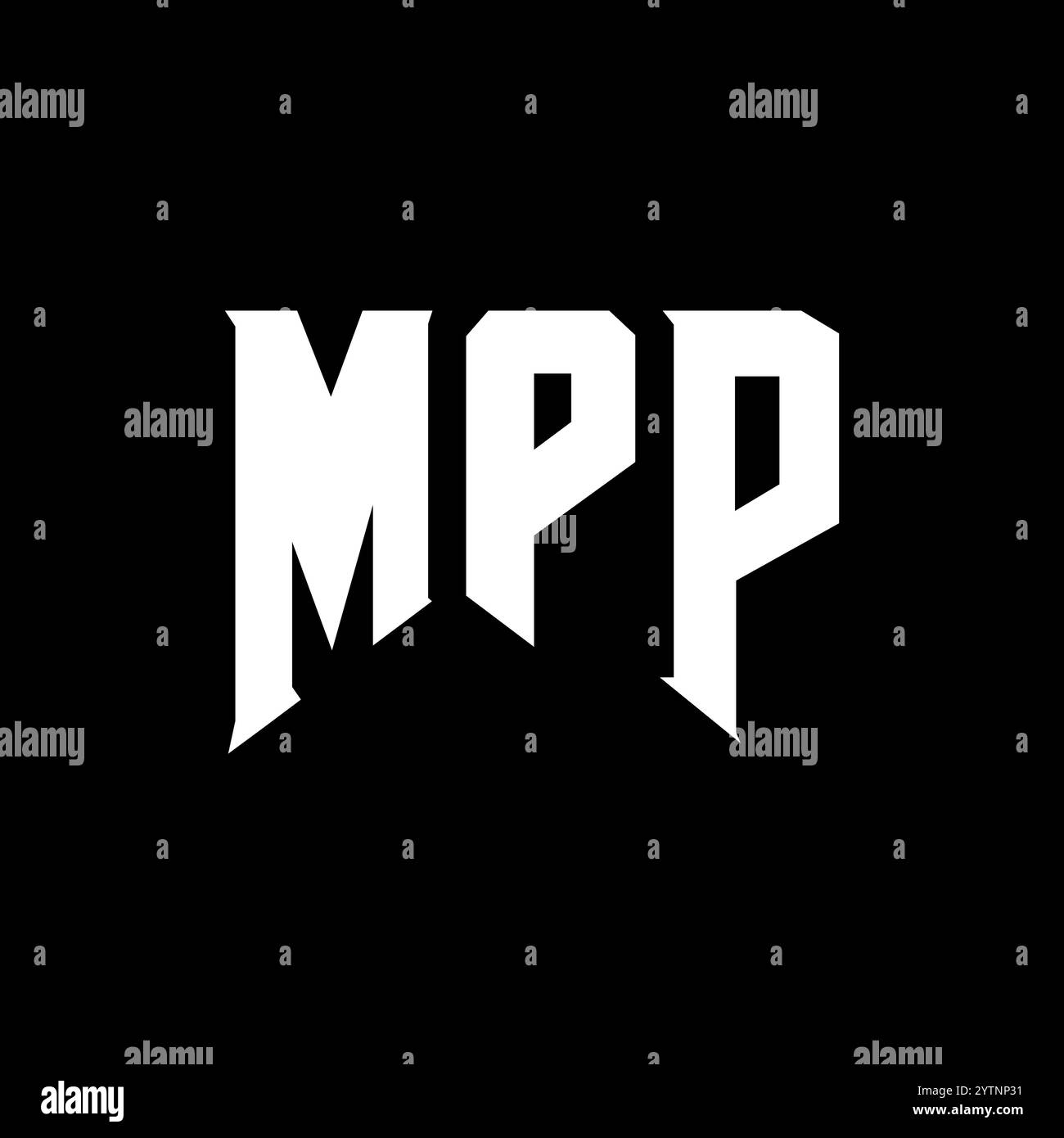 MPP letter logo design for technology company. MPP logo design black ...