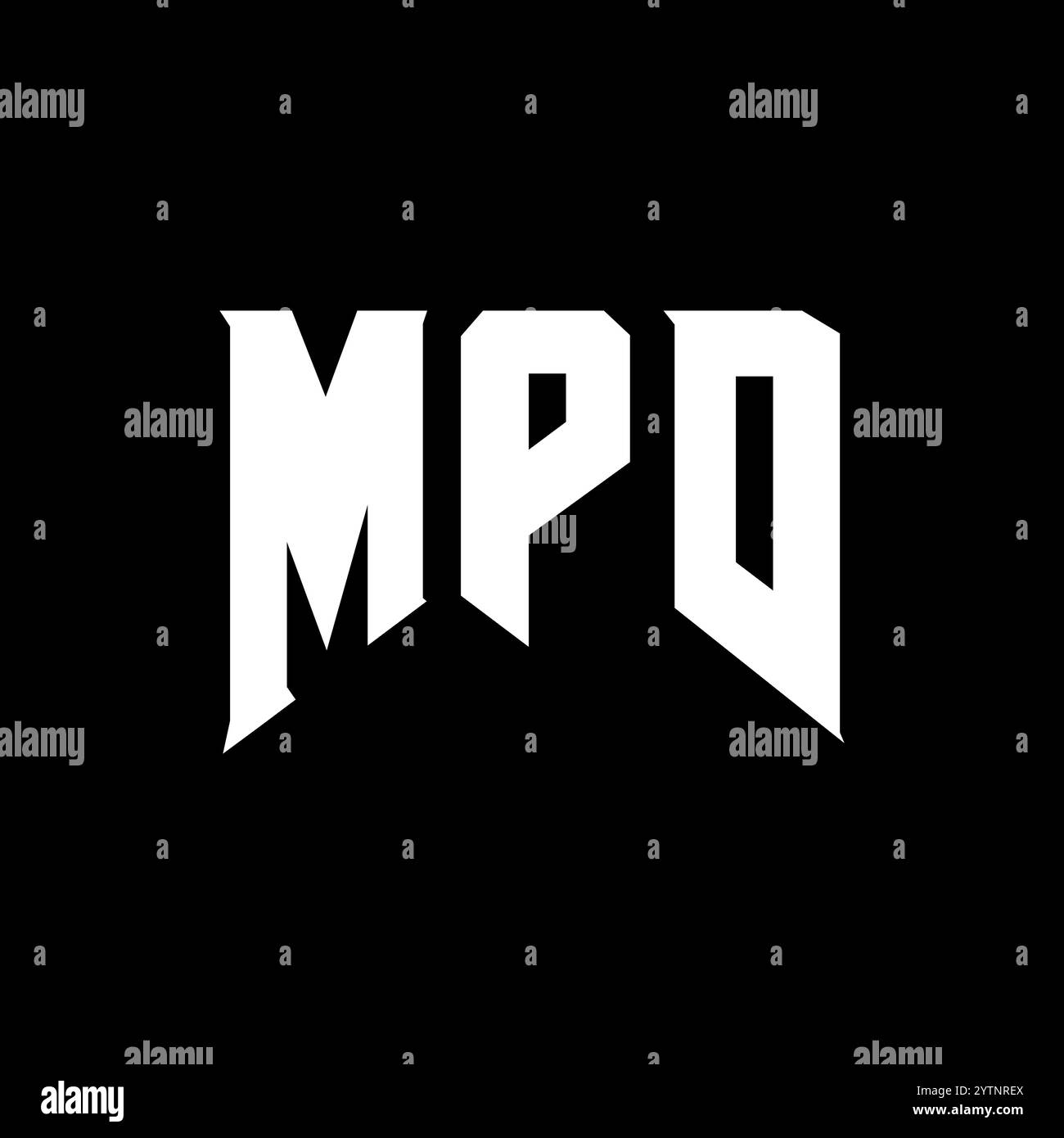 MPD letter logo design for technology company. MPD logo design black ...