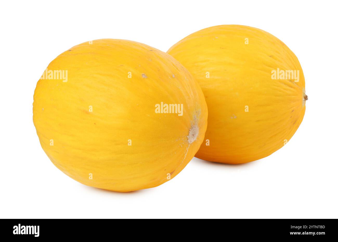 Two whole ripe melons isolated on white Stock Photo - Alamy