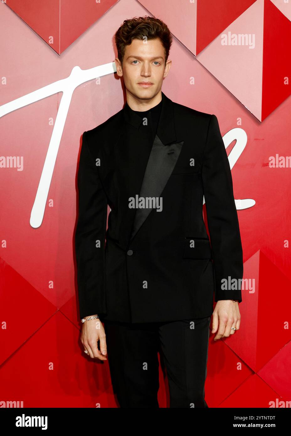 George Tabor-King attends The Fashion Awards 2024 at the Royal Albert ...