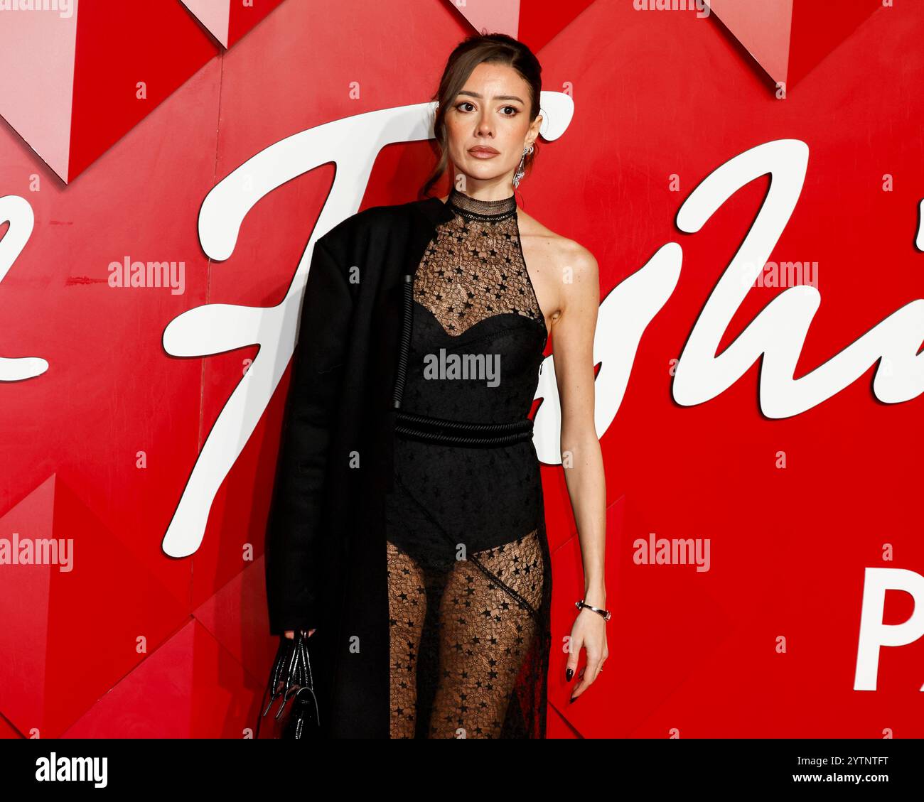 Mina Habchi attends The Fashion Awards 2024 at the Royal Albert Hall in ...