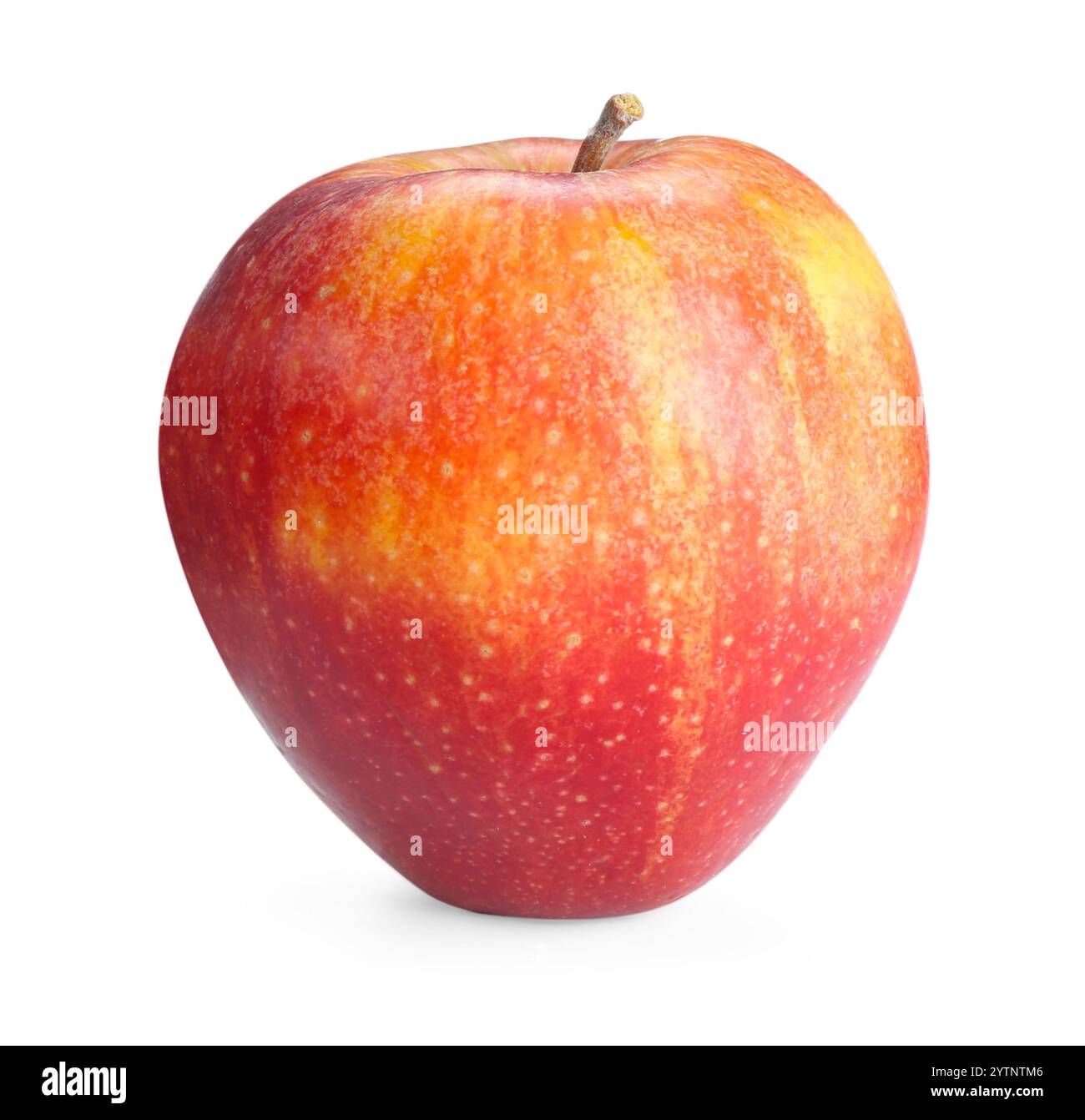 One fresh red apple isolated on white Stock Photo - Alamy