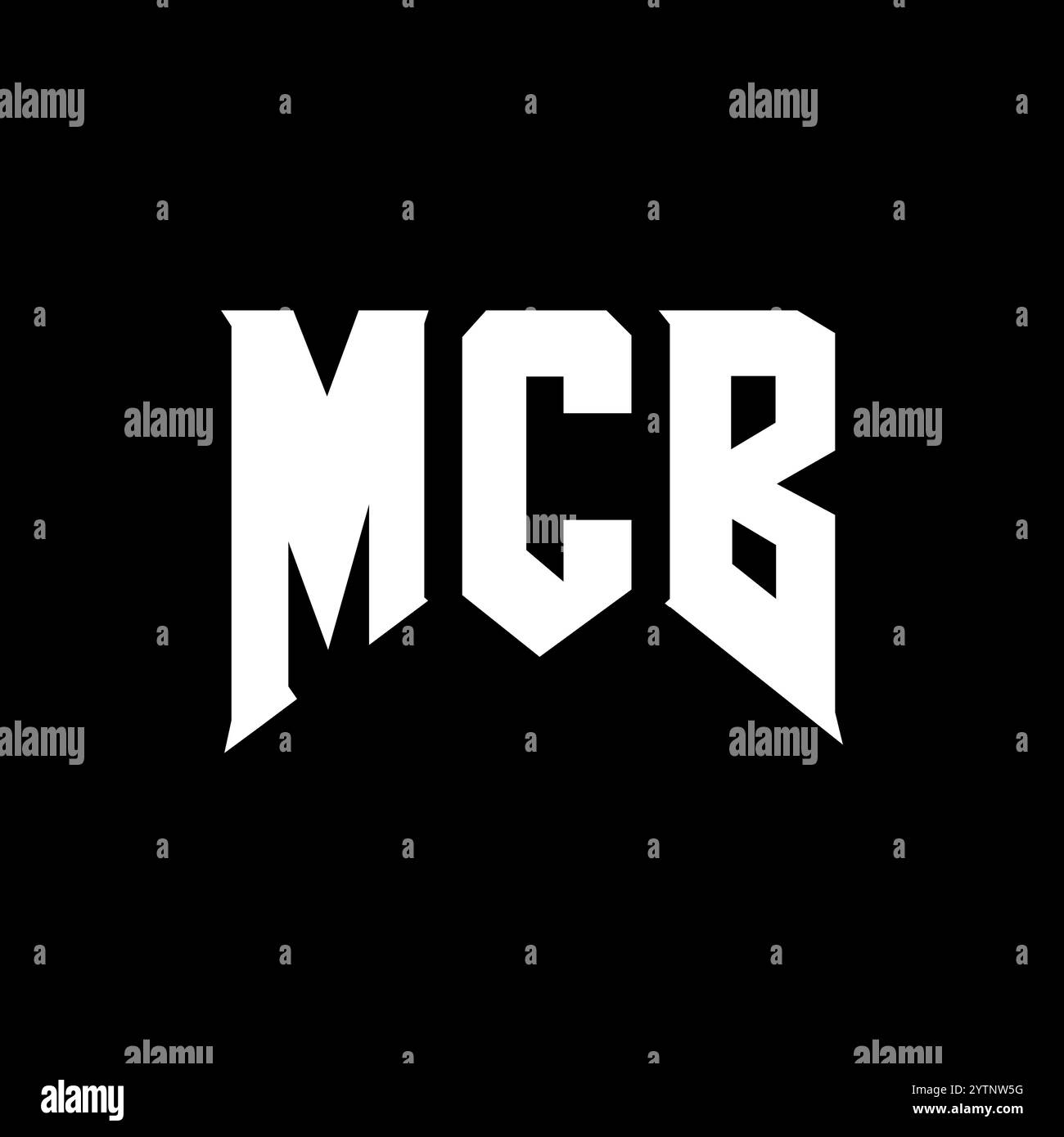 Mcb logo design hi-res stock photography and images - Alamy