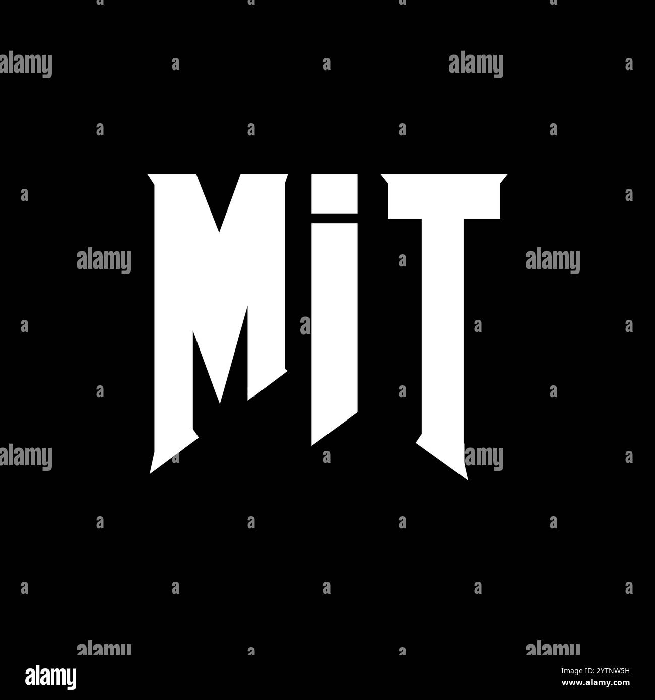 MIT letter logo design for technology company. MIT logo design black ...