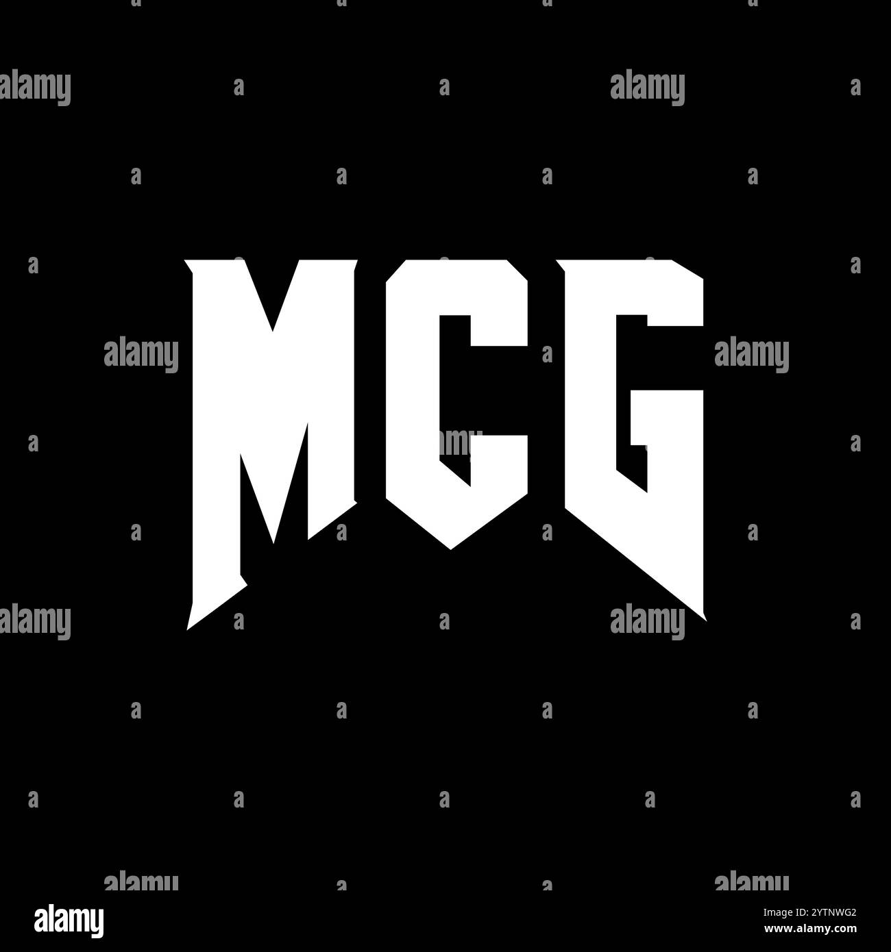 MCG letter logo design for technology company. MCG logo design black ...
