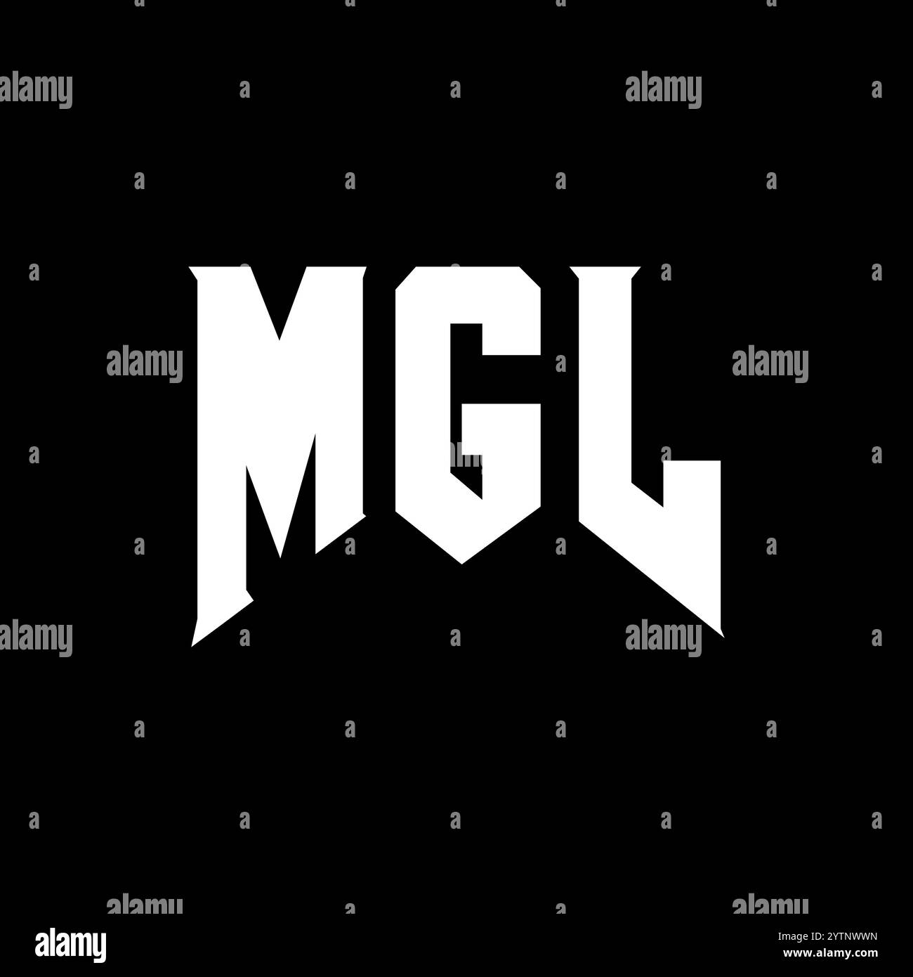 MGL letter logo design for technology company. MGL logo design black ...