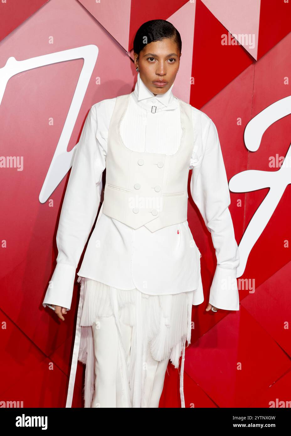 Kai-Isaiah Jamal attends The Fashion Awards 2024 at the Royal Albert ...