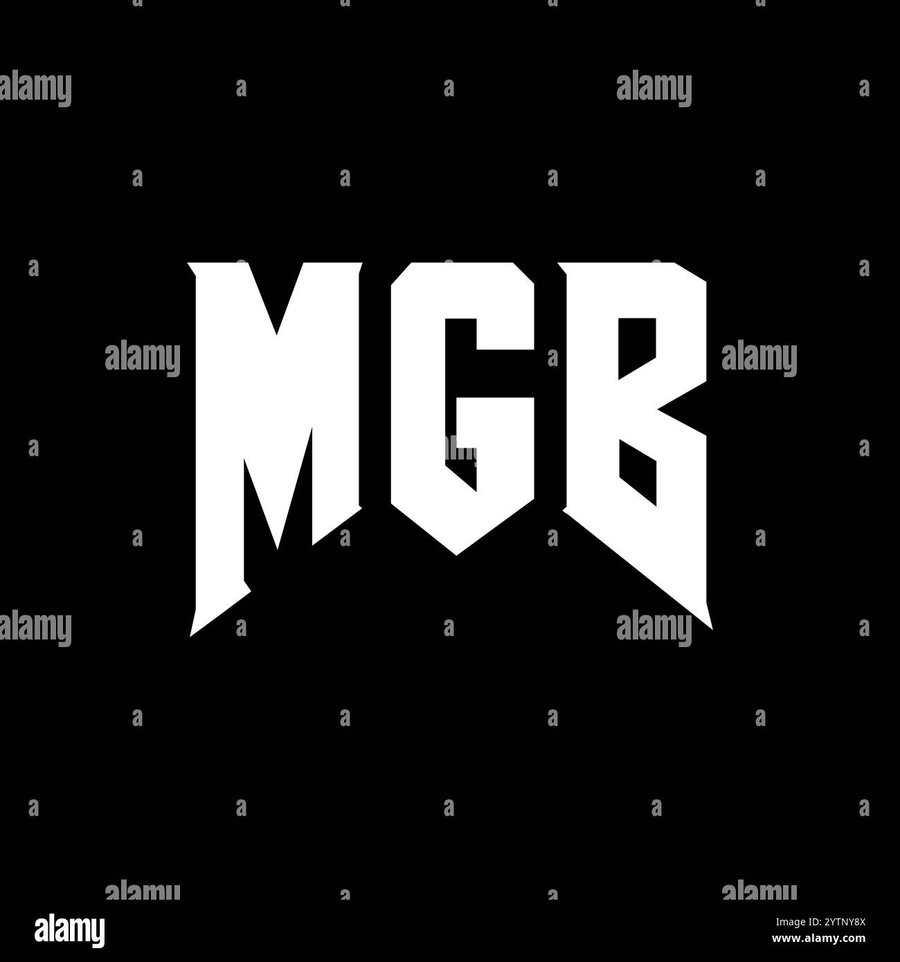 MGB letter logo design for technology company. MGB logo design black ...