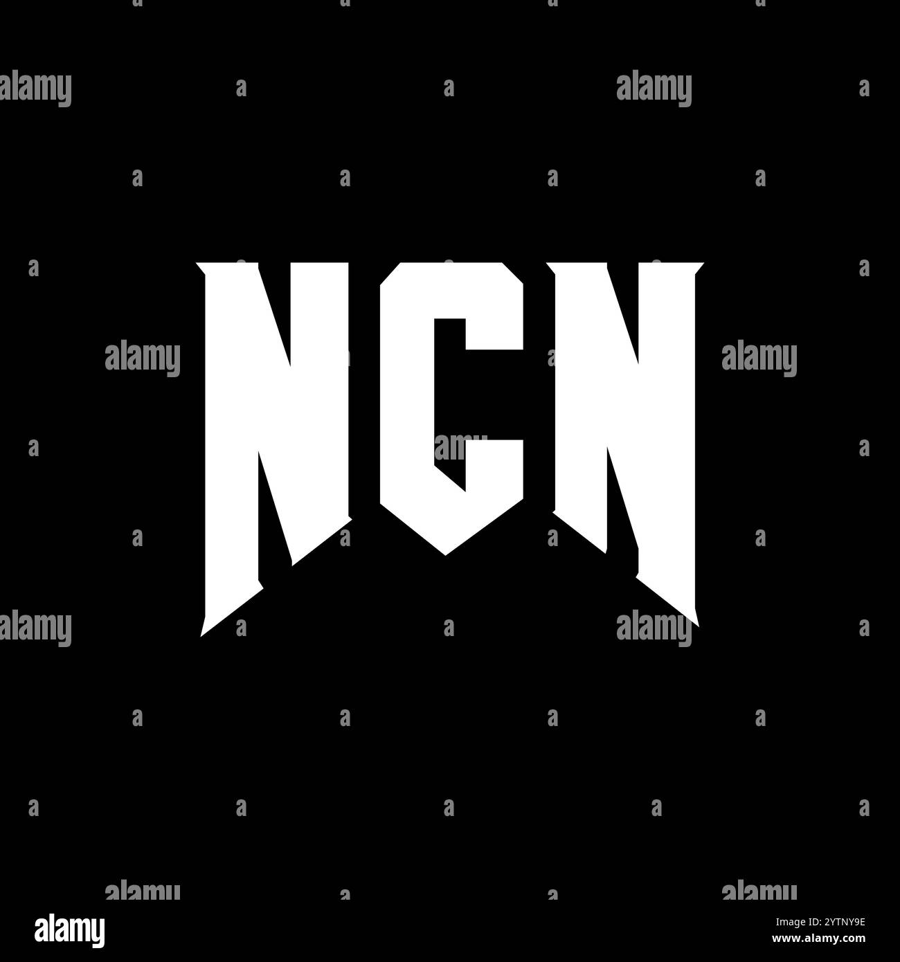 NCN letter logo design for technology company. NCN logo design black ...