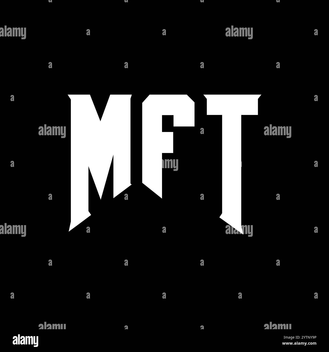 MFT letter logo design for technology company. MFT logo design black ...