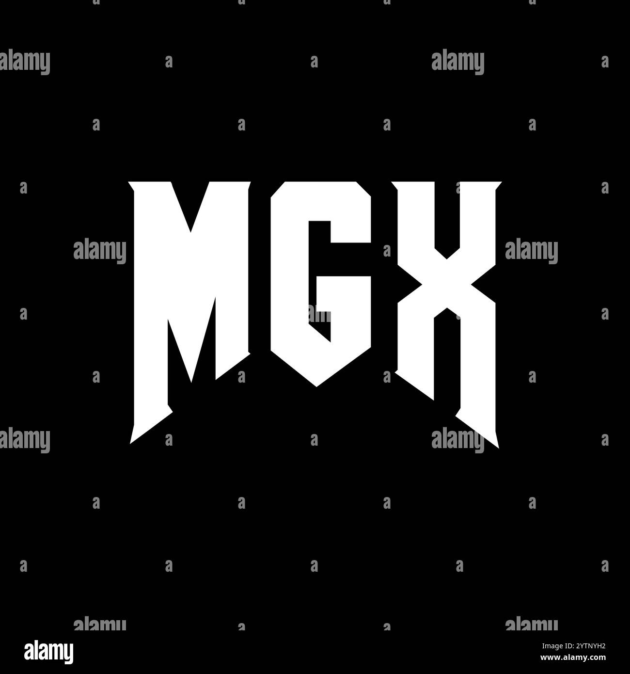 MGX letter logo design for technology company. MGX logo design black ...