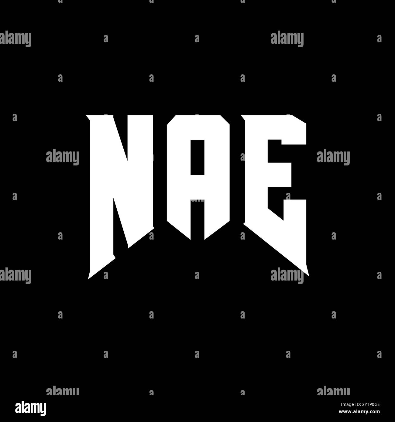NAE letter logo design for technology company. NAE logo design black ...