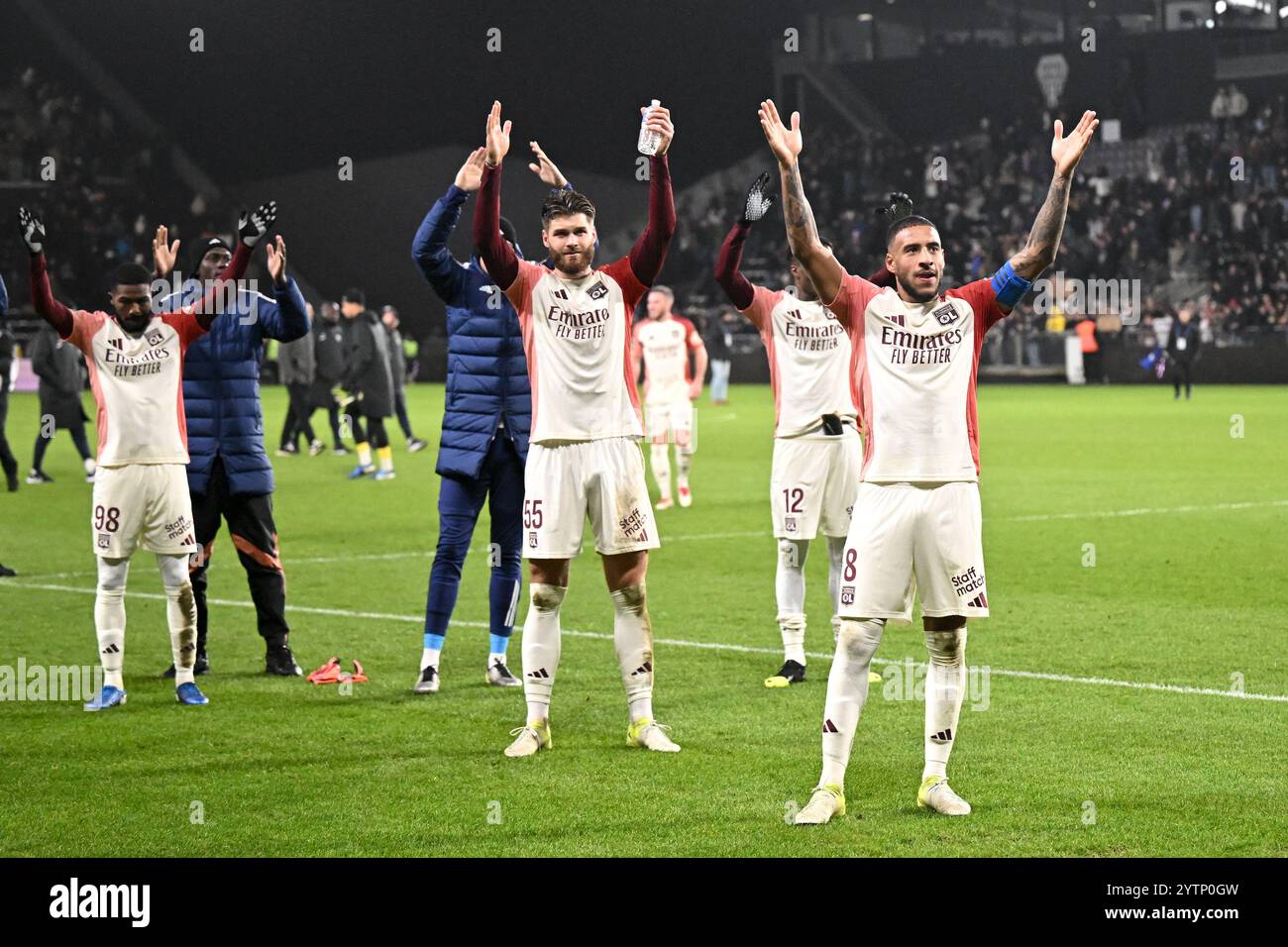 55 Duje CALETA CAR (ol) - 08 Corentin TOLISSO (ol) during the Ligue 1 ...