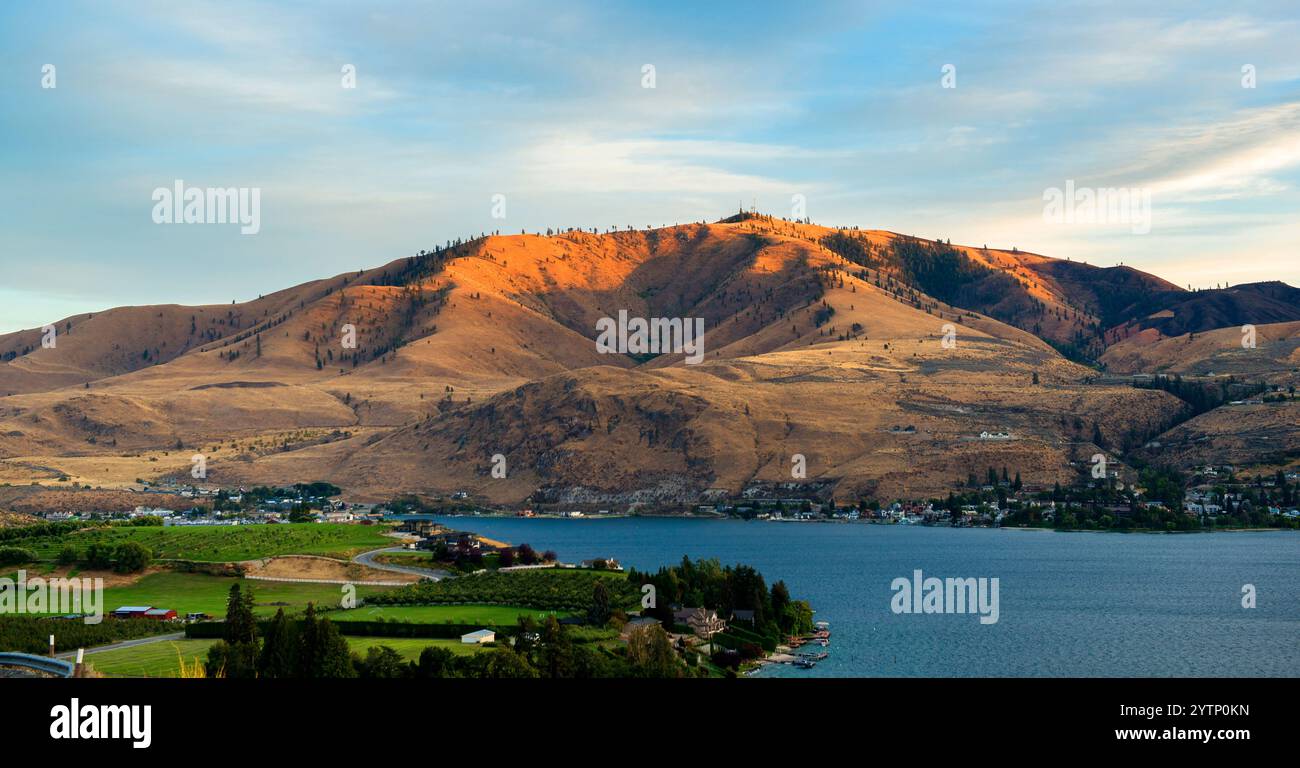Chelan Butte is the iconic backdrop to the City of Chelan and ...
