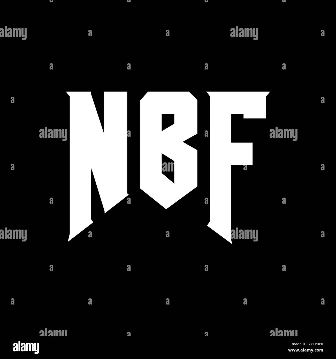 Nbf minimalist logo hi-res stock photography and images - Alamy