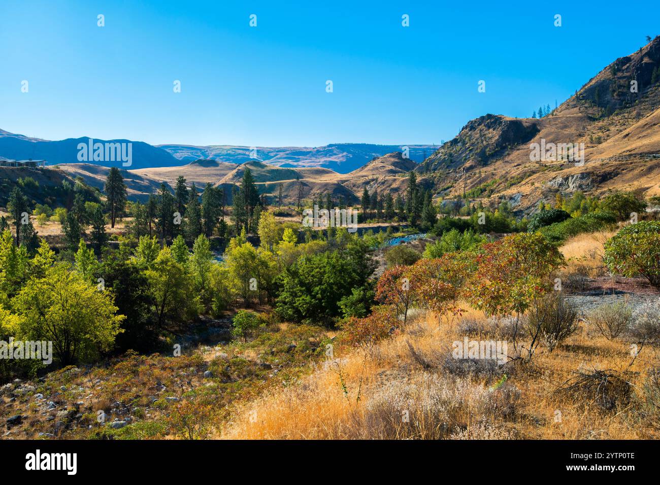 The Eagle Trail provides a scenic hike above the Chelan River, which ...