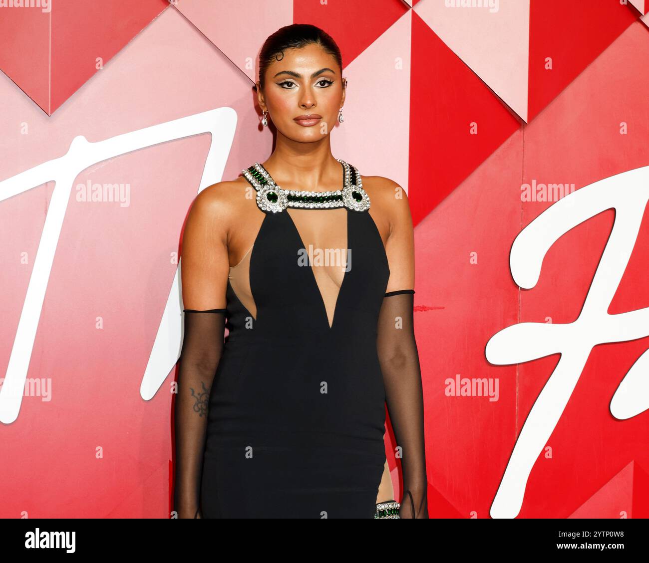 Simran Randhawa attends The Fashion Awards 2024 at the Royal Albert Hall in South Kensington ...