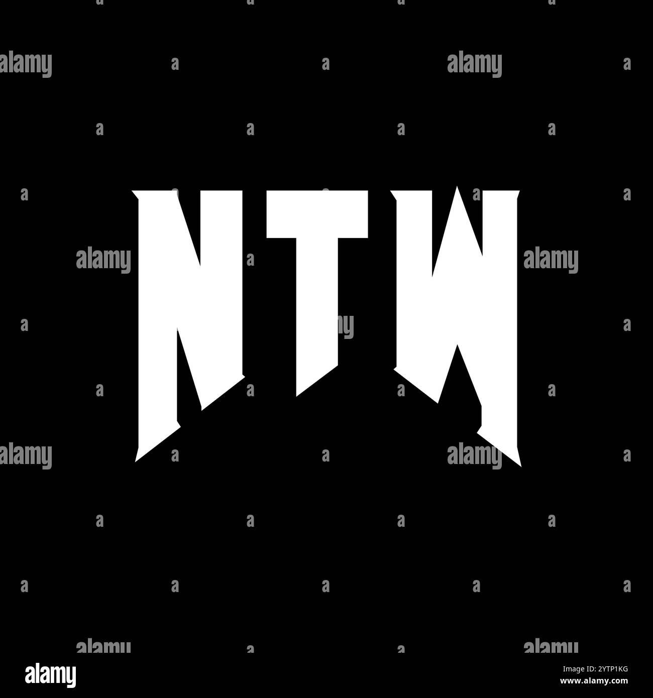 NTW letter logo design for technology company. NTW logo design black ...