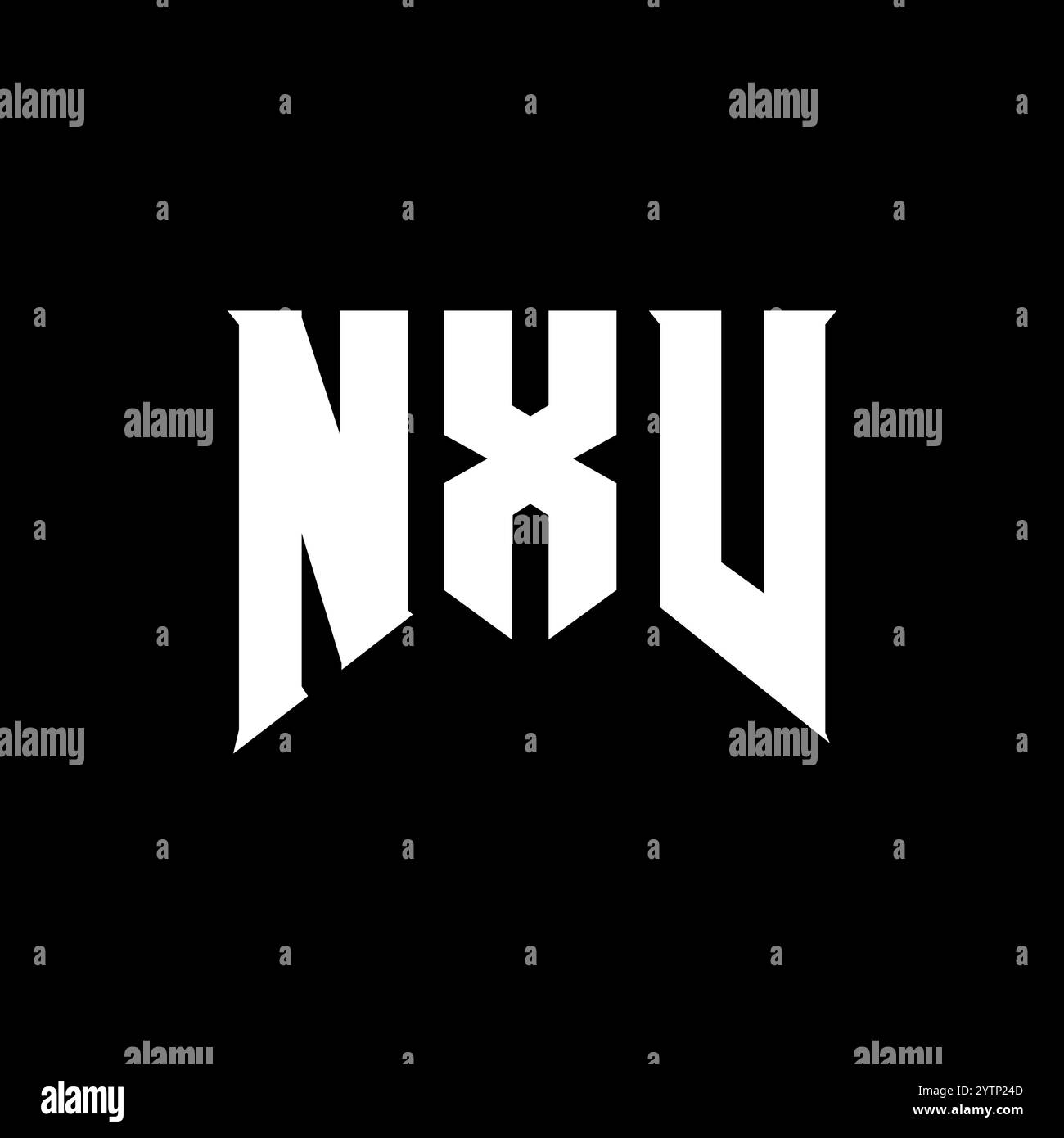 Nxv logo design hi-res stock photography and images - Alamy