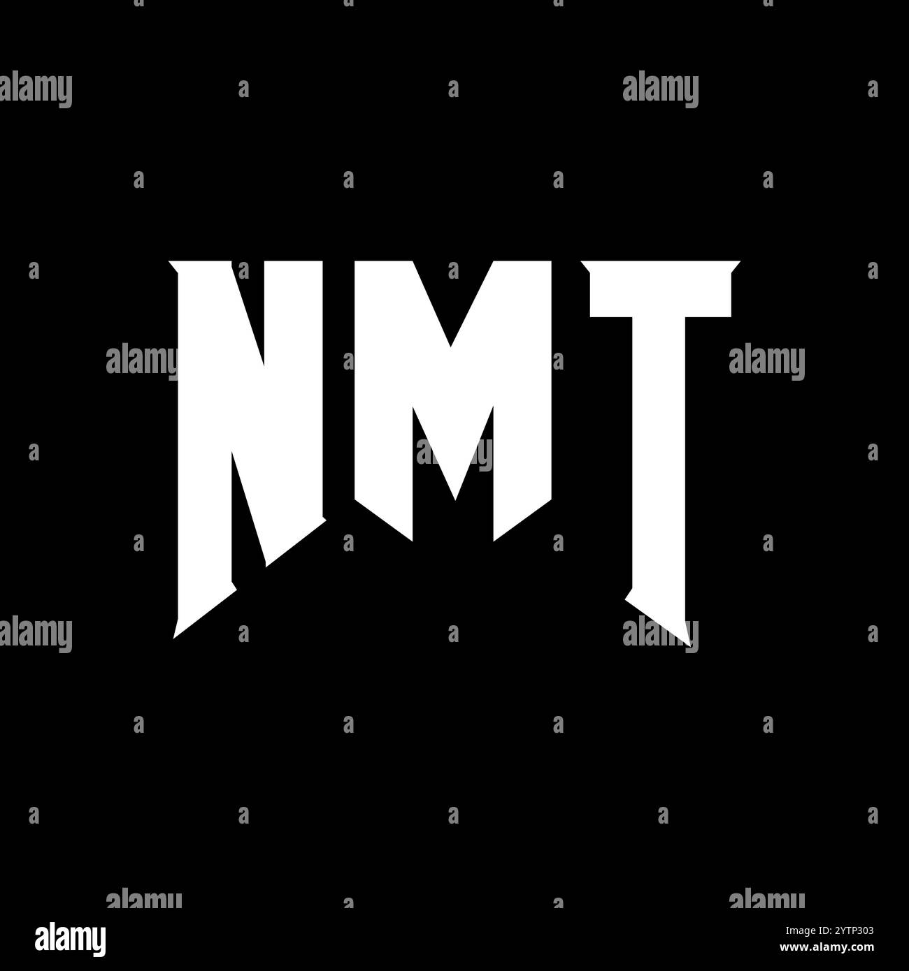 NMT letter logo design for technology company. NMT logo design black ...