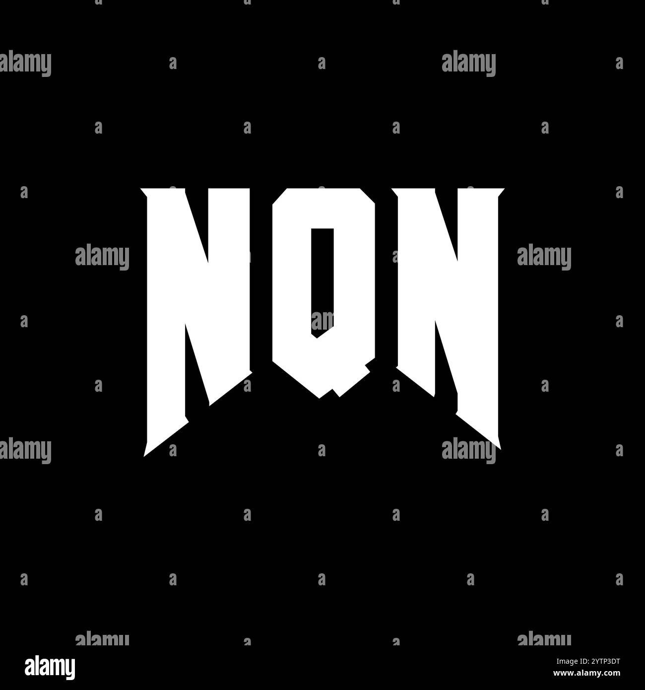 NQN letter logo design for technology company. NQN logo design black ...