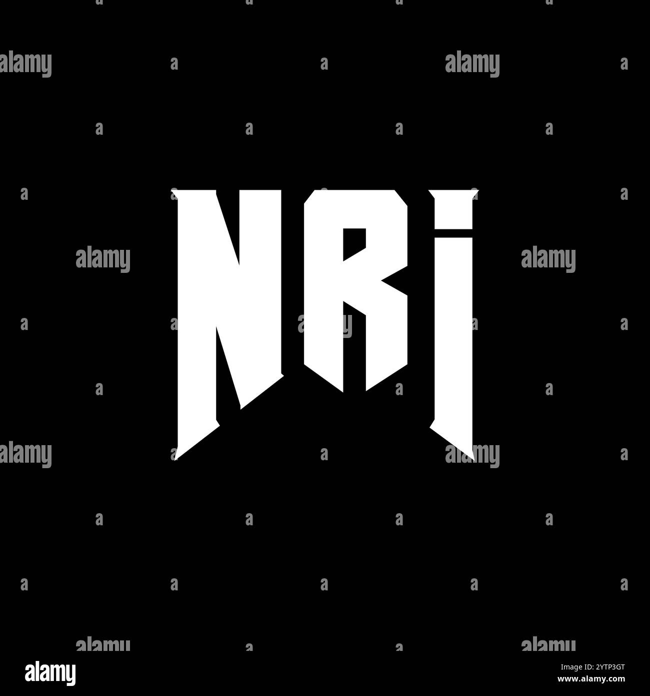 Nri College Logo Nri Technology Logo Black And White Stock Photos