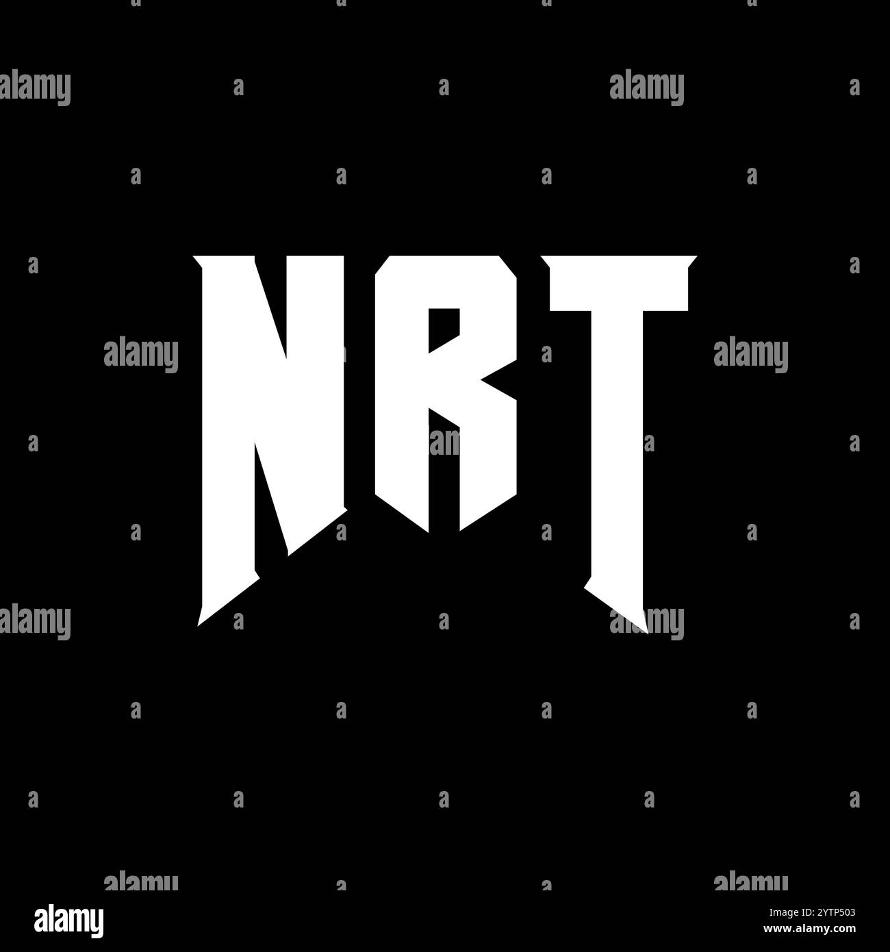 NRT letter logo design for technology company. NRT logo design black ...