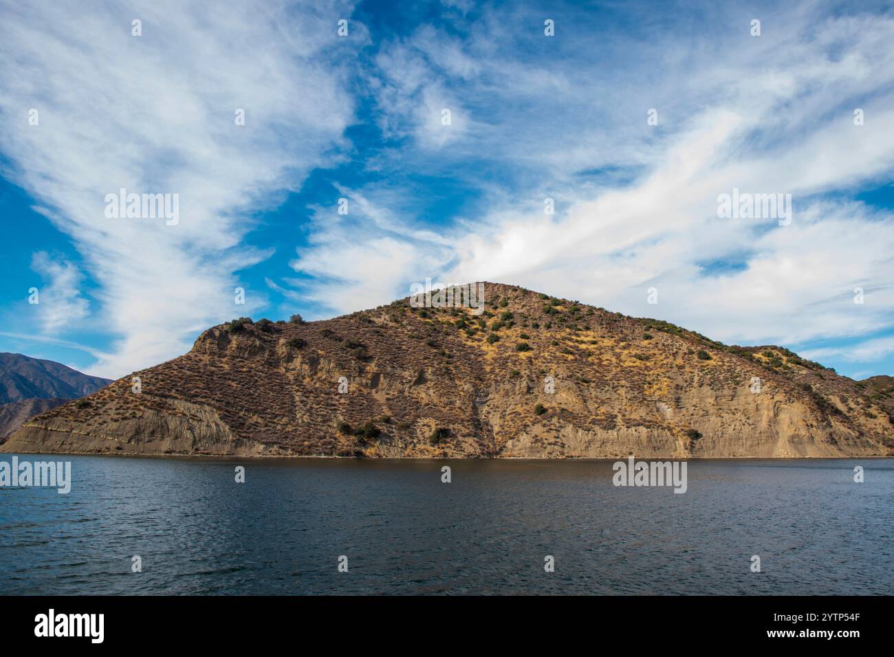 Pyramid Lake is a reservoir in Los Angeles County near Interstate 5 ...