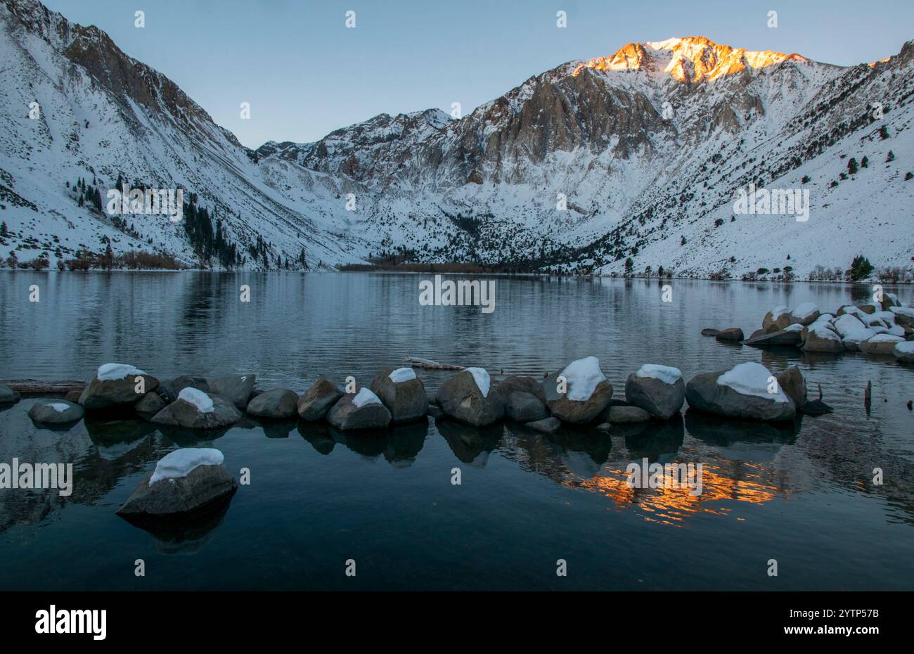Convict Lake is a popular tourist destination off U.S. 395 near Mammoth ...